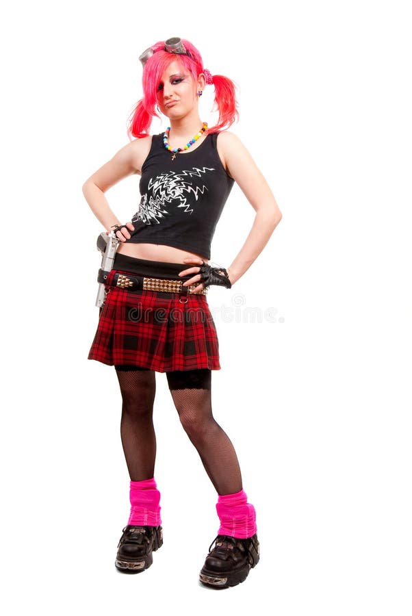 Punk Girl with Bible stock photo. Image of christian, religious - 3336554