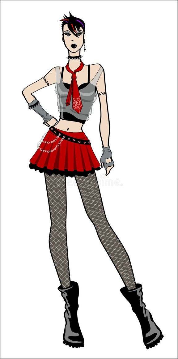 Punk Clothes Stock Illustrations – 2,005 Punk Clothes Stock ...