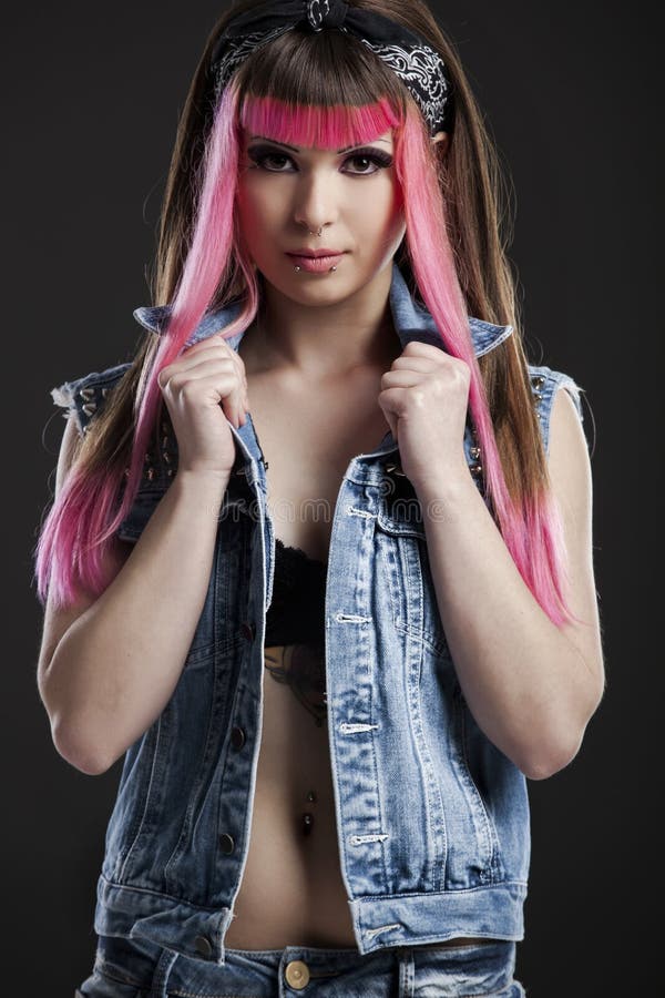 Punk Girl stock image. Image of lady, hair, feminine - 36228531 Punk Girl stock image. Image of lady, hair, feminine - 36228531