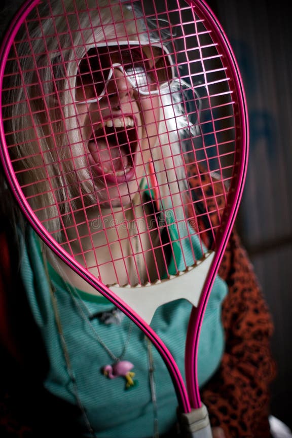 Punk girl screaming stock photo. Image of model, scream - 10016130