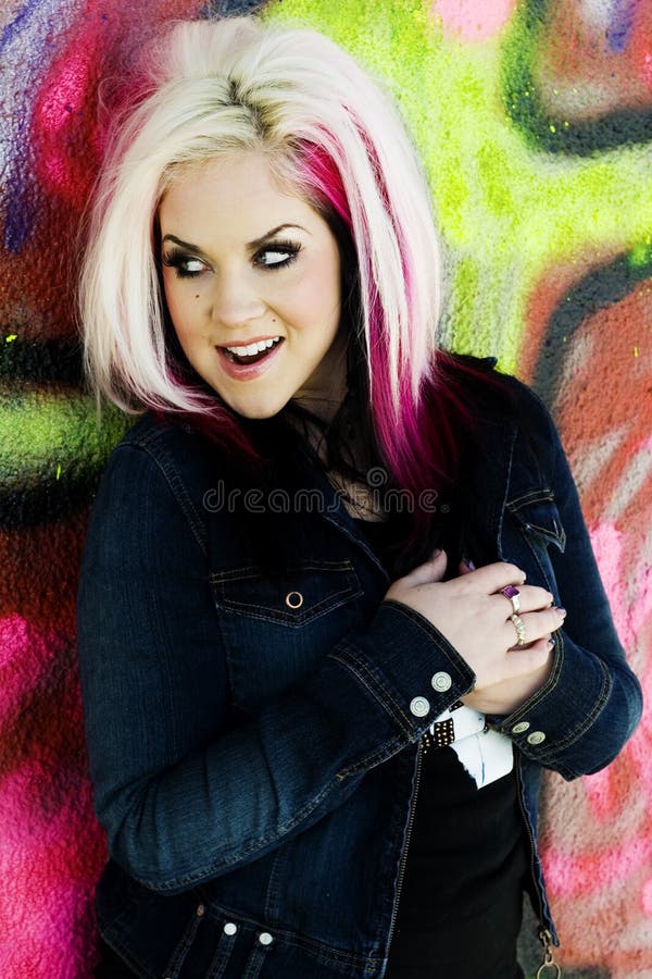 Punk gothic fashion model stock photo. Image of dress - 1746870