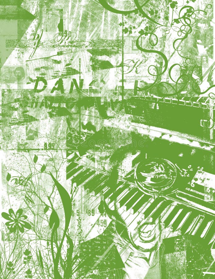 Punk Grunge Background stock illustration. Illustration of numbers - 588052