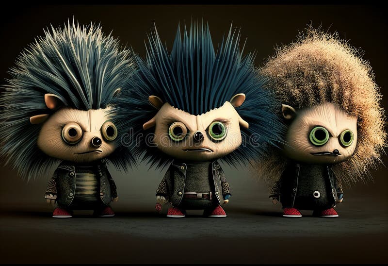 Punk Hedgehogs Stock Illustrations – 13 Punk Hedgehogs Stock ...