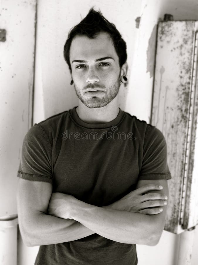 Punk Male stock photo. Image of expressive, emotion, eyes - 6269620