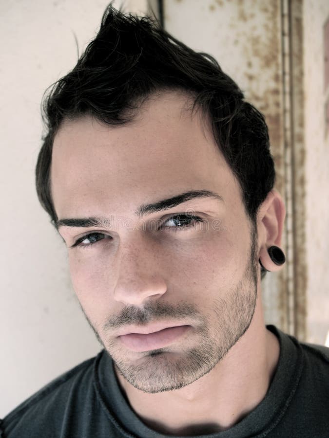 Punk Male stock photo. Image of expressive, emotion, eyes - 6269620