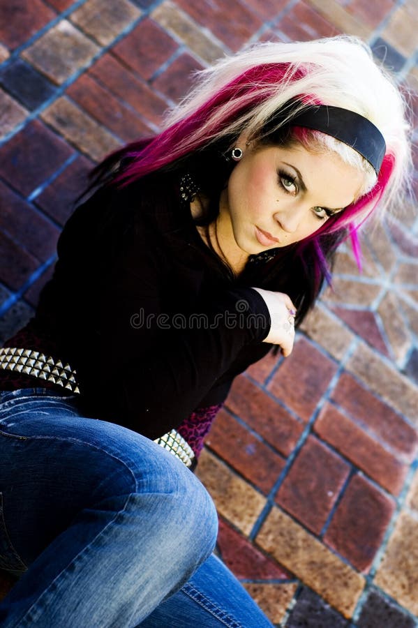 Punk Mannequin Goth stock foto. Image of kleurrijk, schoonheid - 1764228
