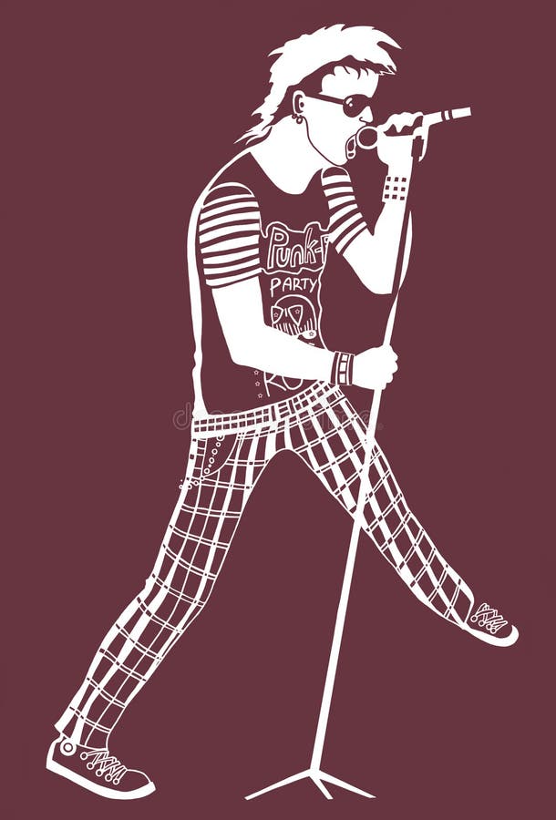 Punk Rock Illustration Stock Illustrations – 11,264 Punk Rock ...