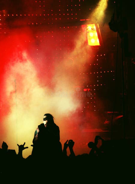 Punk-rock concert stock image. Image of manson, music, live - 230005