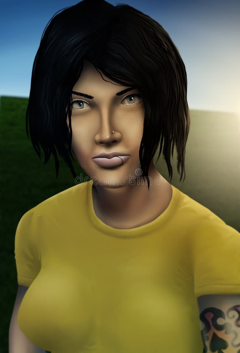 Cool Punk Girl Stock Illustrations – 1,056 Cool Punk Girl Stock ...