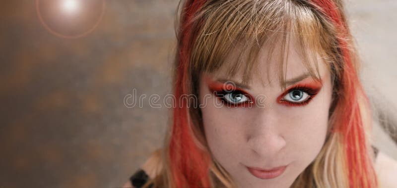 Punk rock girl stock image. Image of goth, alternative - 6592997