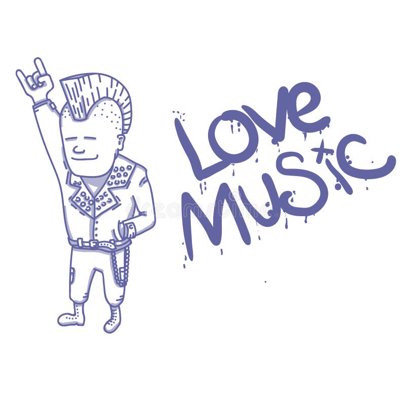 Rocker Horns Stock Illustrations – 294 Rocker Horns Stock Illustrations ...