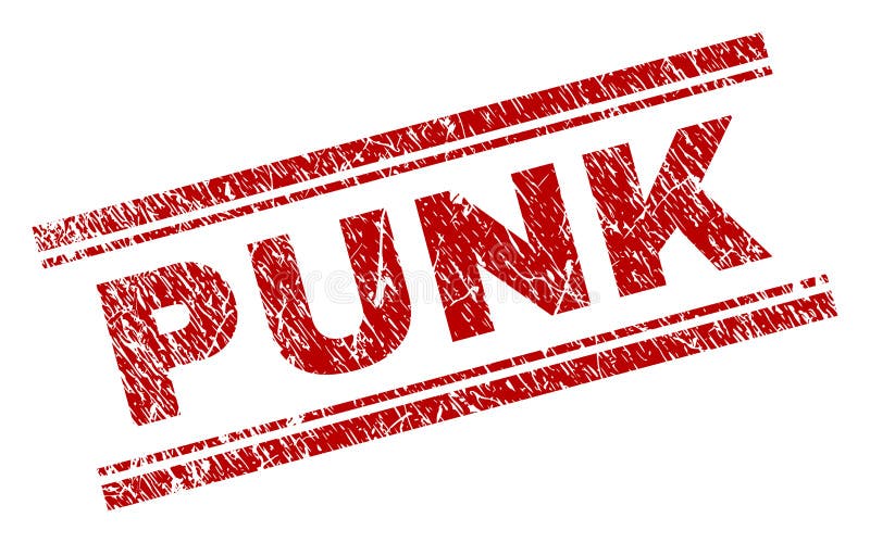 Grunge Textured PUNK Stamp Seal Stock Vector - Illustration of dirty ...