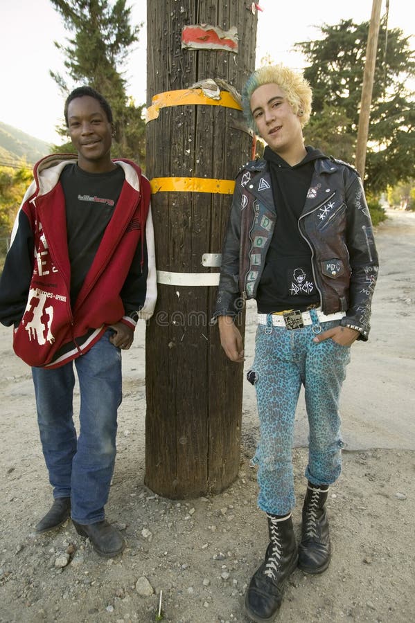 Punk teenagers, editorial photography. Image of attitude - 25968592