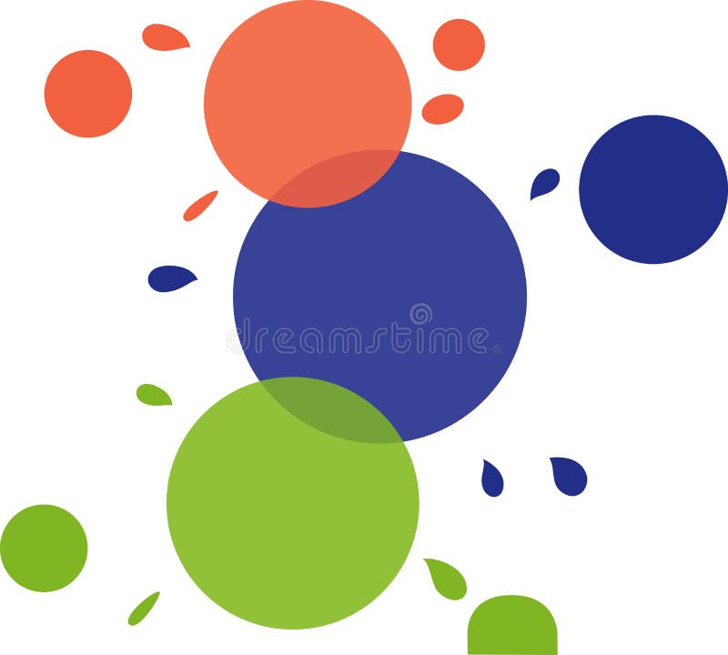 Punkte stock abbildung. Illustration von punkt, farben - 331714