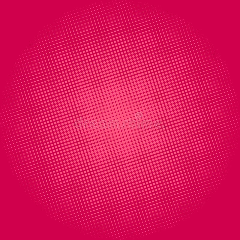 Punkte Auf Rosa Hintergrund, Knall Art Background Vektor Abbildung ...