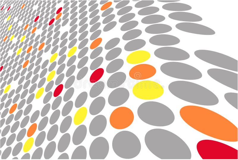 Punkte farbige vektorwelle vektor abbildung. Illustration von grau ...