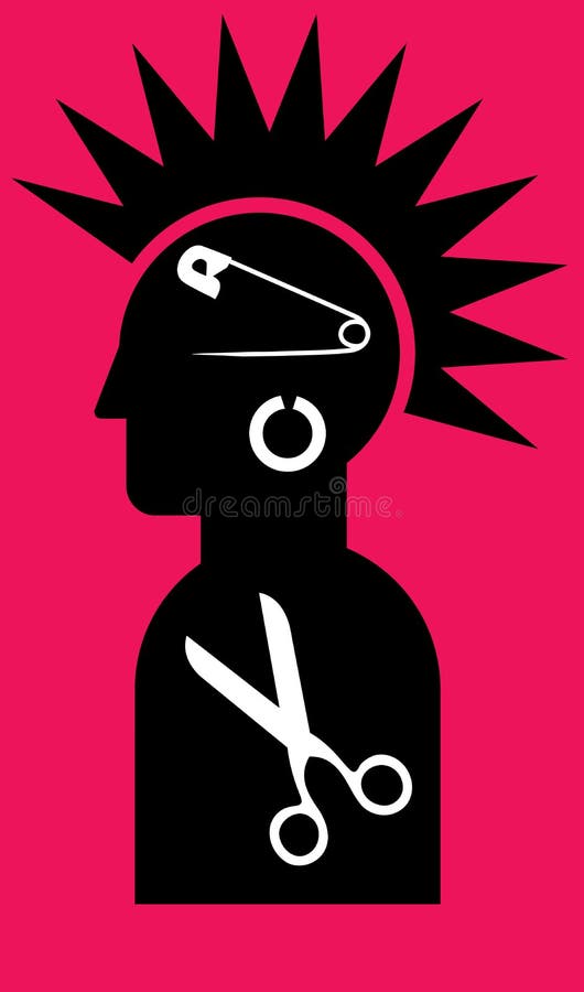 Punky 1 ilustración del vector. Ilustración de fresco - 44086927