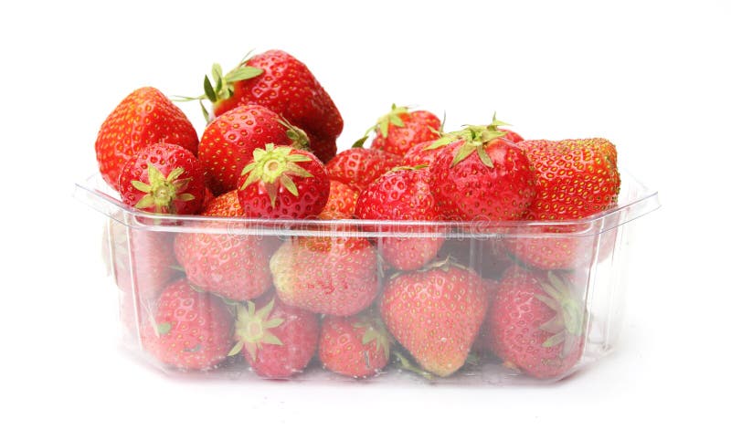 A punnet of strawberries stock photo. Image of healthy - 20018848
