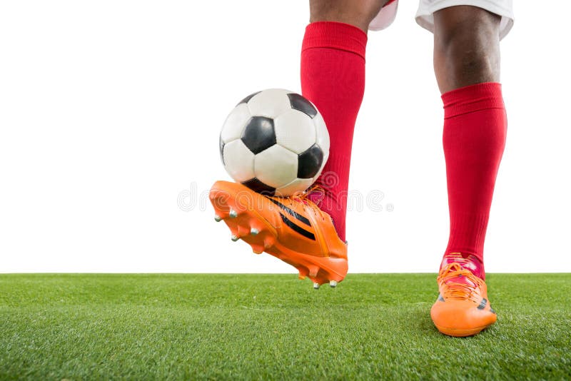 Punt stock photo. Image of sportswear, soccer, foot, ball - 60886020
