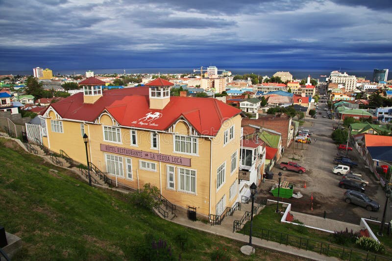 Punta Arenas, Patagonia, Chile - 21 Dec 2019. the Panoramic View on ...