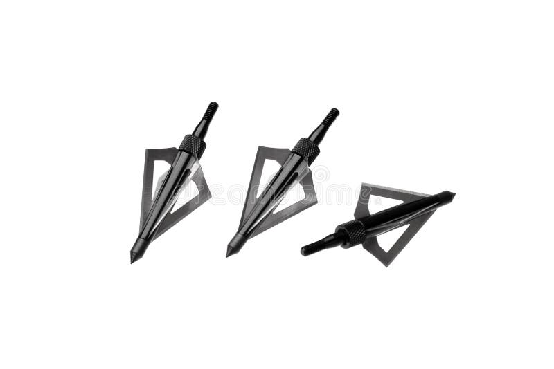 Punta De Flecha Moderna Aislada En Blanco Foto de archivo - Imagen de ...