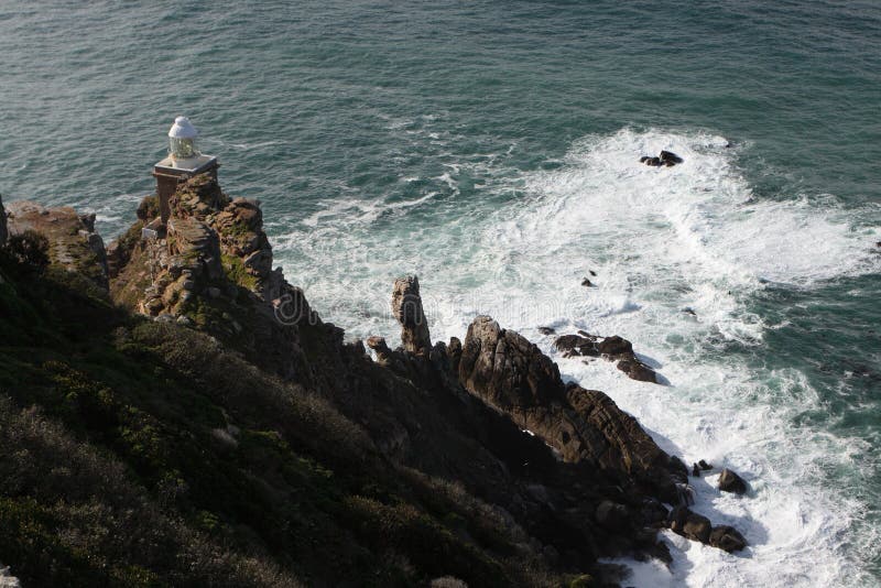 Punta del cabo imagen de archivo. Imagen de faro, piedras - 14724589