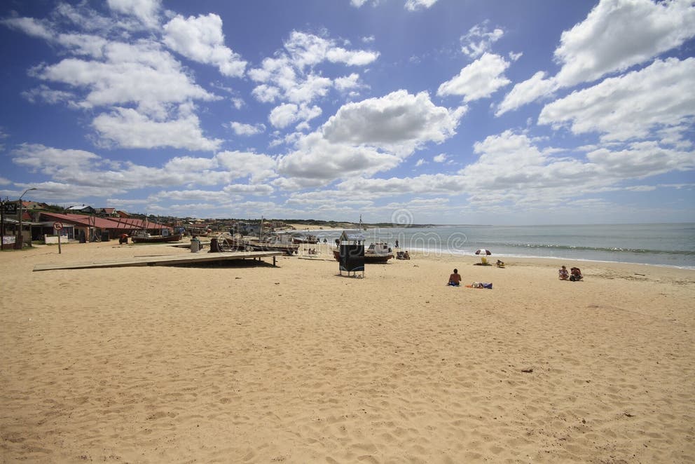 Punta Del Diablo editorial image. Image of uruguay, blue - 68497285