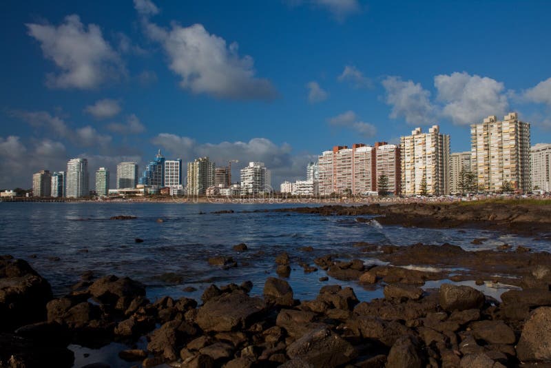 Punta del Este stock photo. Image of skyline, punta, este - 18287258