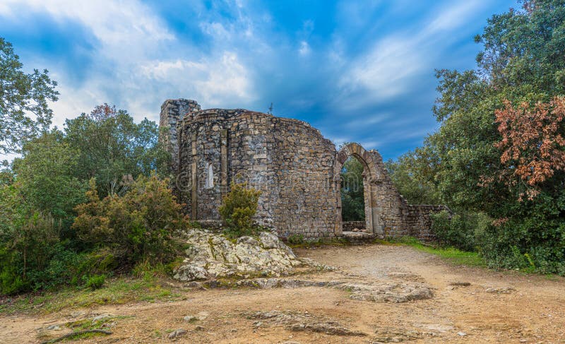 Punta Mesco Monastery stock photo. Image of exterior - 238597474