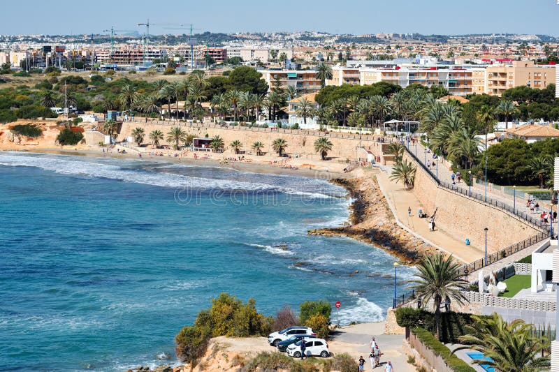 Punta Prima Seaside. Costa Blanca. Spain Stock Photo - Image of season ...