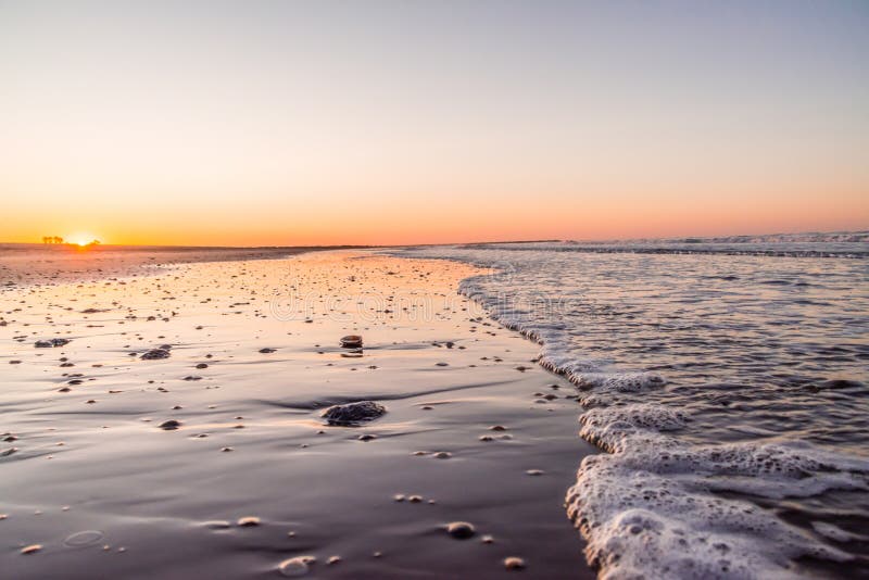 Punta Umbria Beach stock image. Image of verano, arena - 188533109