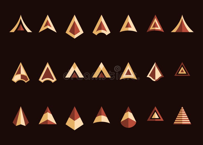 Puntas De Flecha Del Web Del Vector Ilustración del Vector ...