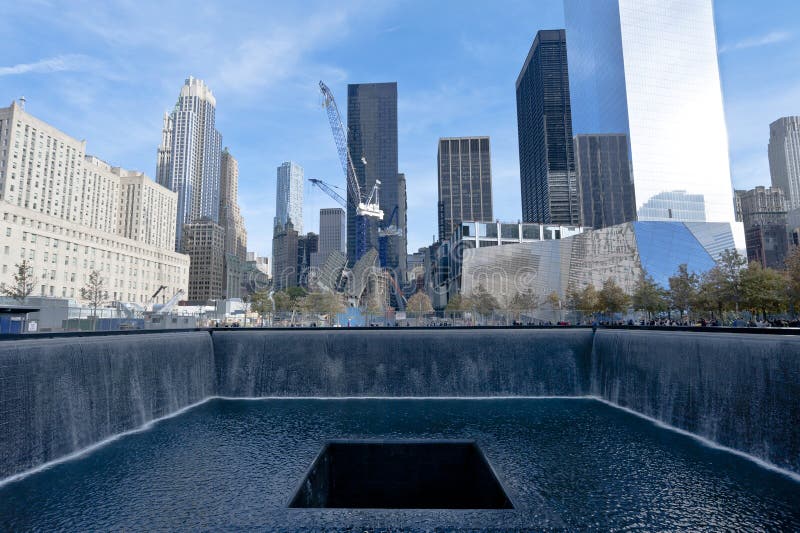 Punto cero New York City fotografía editorial. Imagen de sitio - 36050522