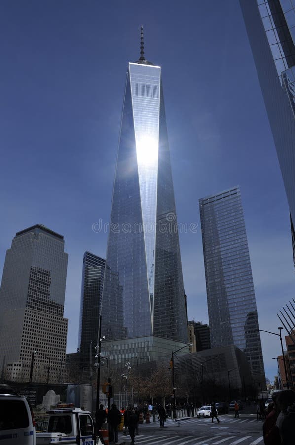 Punto Cero Y Freedom Tower NYC Foto de archivo editorial - Imagen de ...