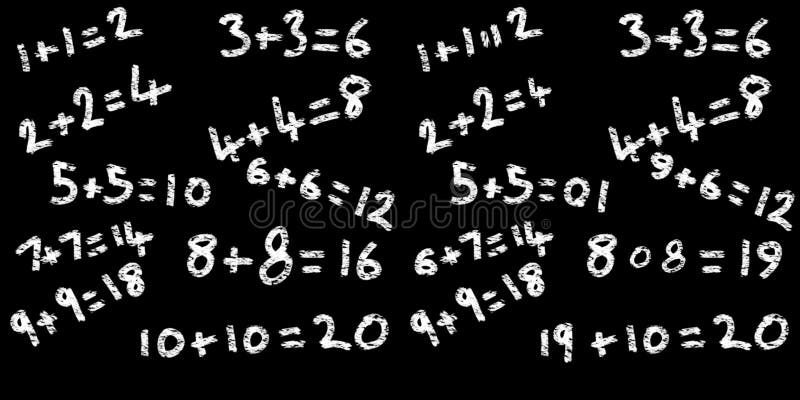 Punto Della Scheda Di Per La Matematica La Differenza Illustrazione di ...