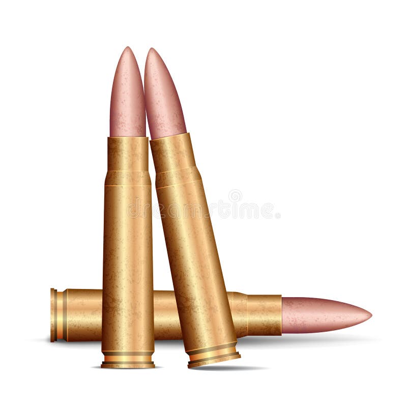 Bala del arma del rifle stock de ilustración. Ilustración de seguridad ...