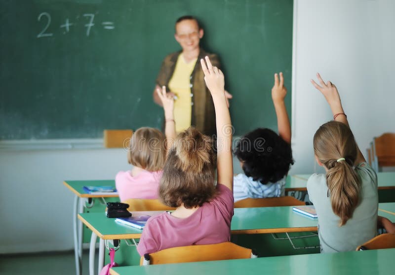 Pupil Activities in the Classroom Stock Image - Image of pupil, child ...