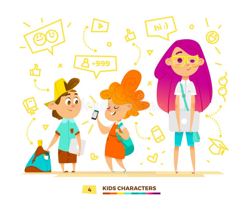 Cartoon Girl Learned Lesson Stock Illustrations – 10 Cartoon Girl ...