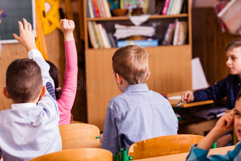 Interesting Lesson Modeling Stock Photo - Image of classroom, cute ...