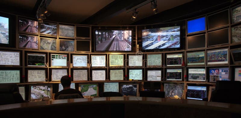 Pupitre de commande photo éditorial. Image du support - 40685686