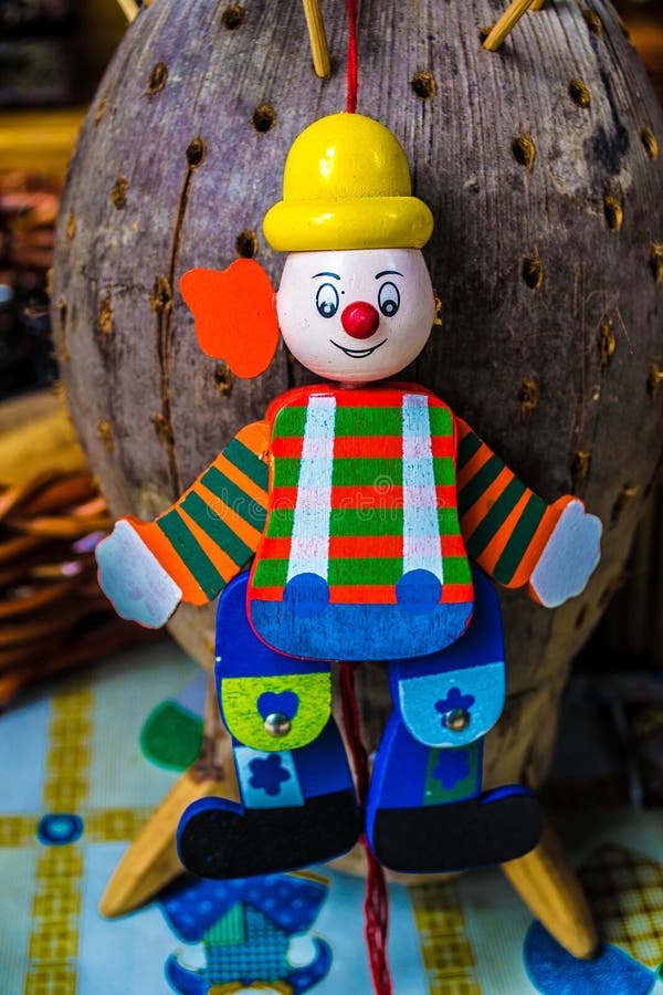 A Puppet-clown, Entangled in Threads and Lying Limp Stock Photo - Image ...