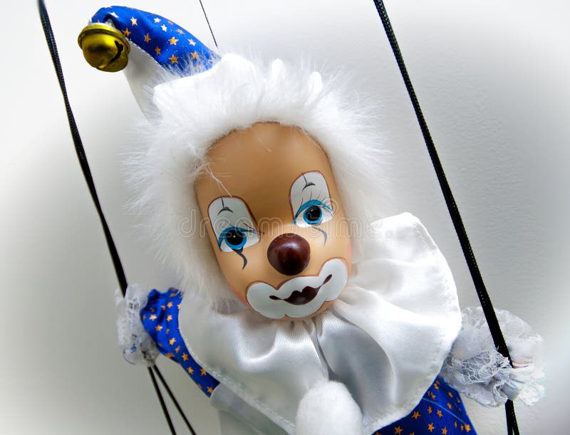 Puppet clown stock image. Image of entertainment, decoration - 29594107