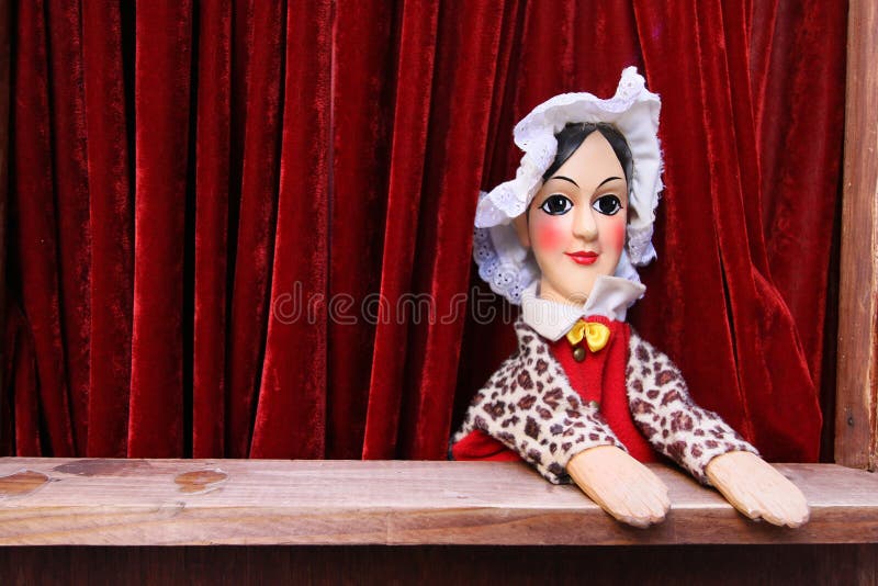 Puppet of Guignol Theater stock photo. Image of madelon - 21700520
