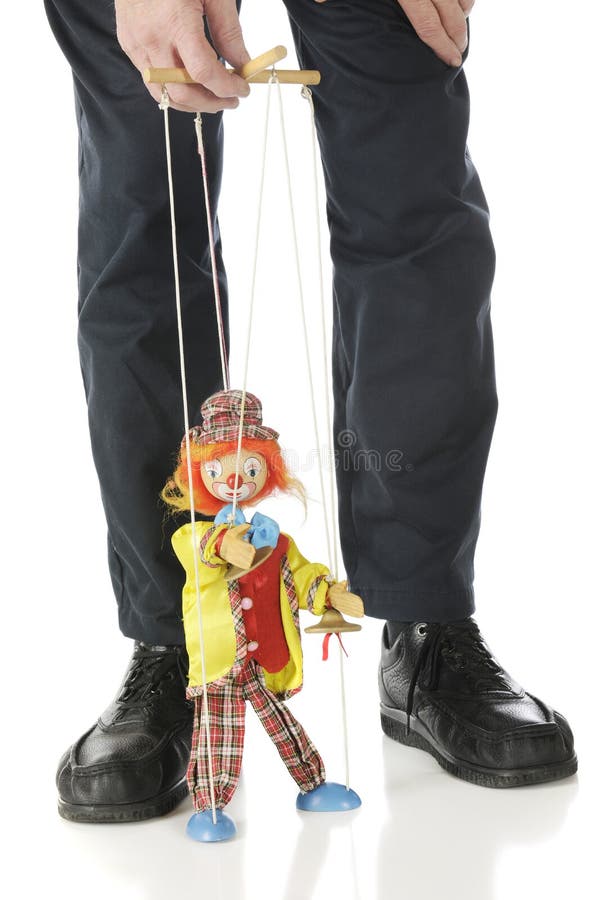 Puppet and Master stock photo. Image of colorful, puppet - 17182974