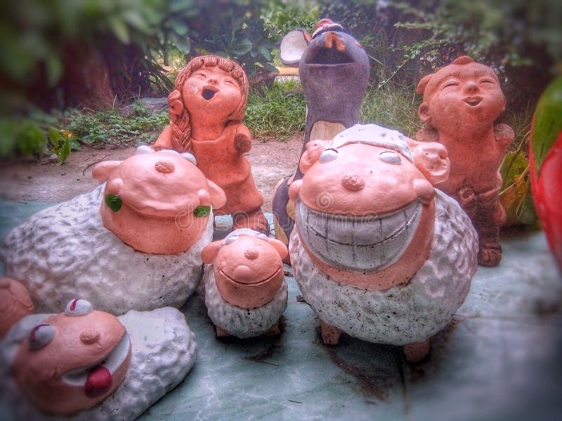 Puppet Model There are Smile Stock Image - Image of friends, group ...