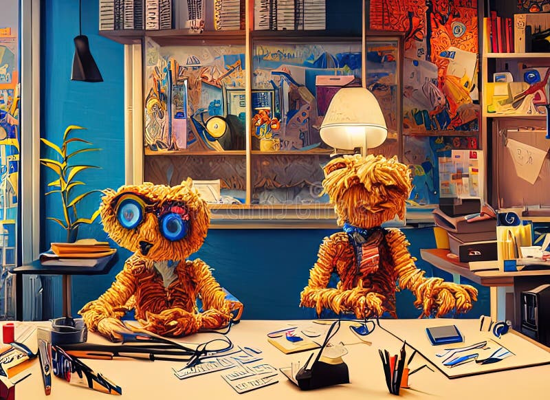 Puppet Operations Engineer Job Fictional Work Environment. Generative ...