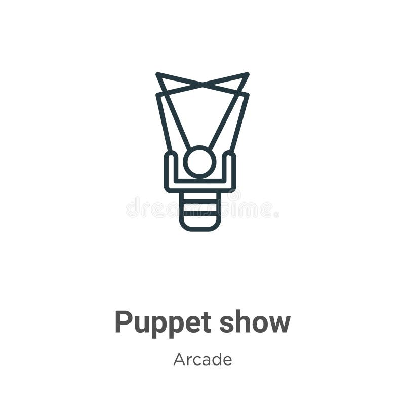 Puppet Show Icon in Filled, Thin Line, Outline and Stroke Style. Vector ...