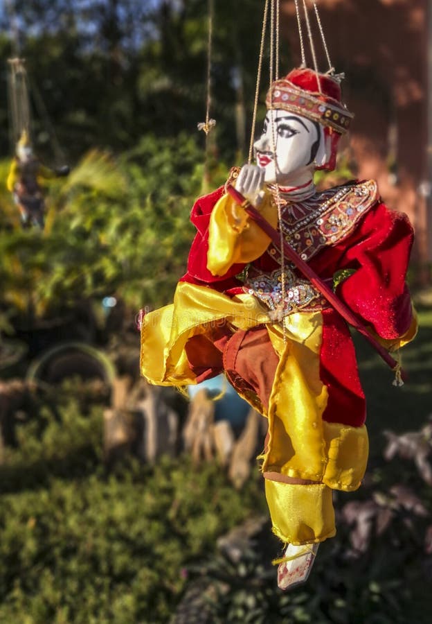 A Puppet in the Sun in Pugan,myanmar Editorial Image - Image of ...