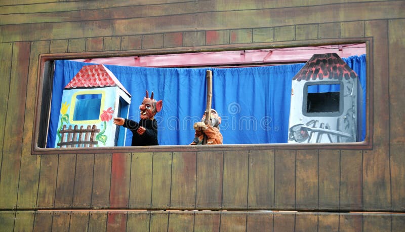 Puppet theater for events stock photo. Image of entertainment - 37584680