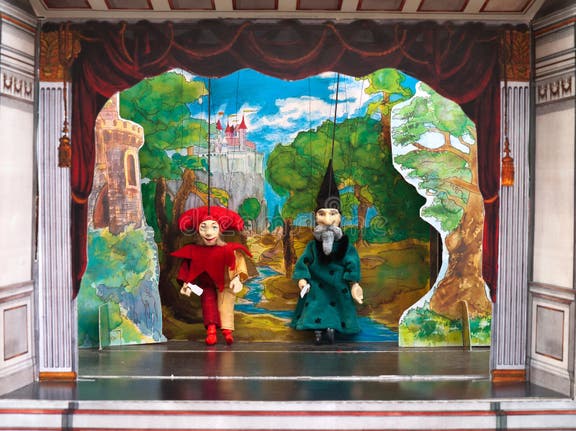 Puppet theatre stock photo. Image of dramatic, entertainment - 24572634